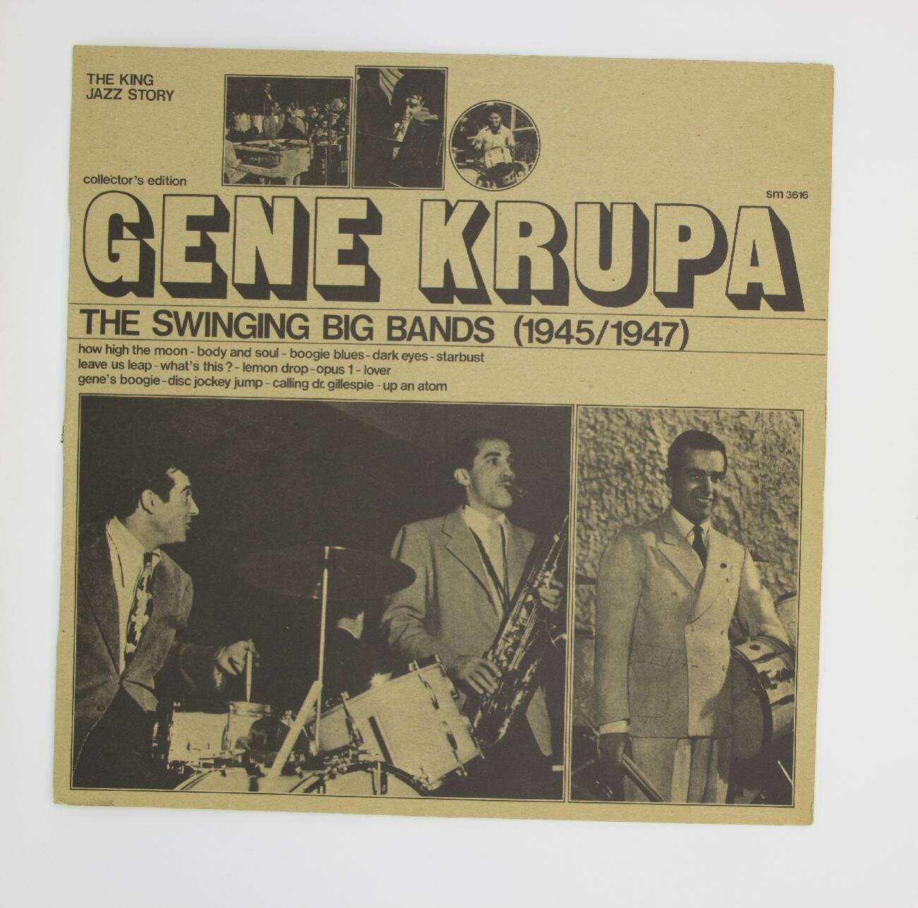 Виниловая пластинка Юджин () Бертрам Крупа - The Swinging Big Bands (1945 1947) EX