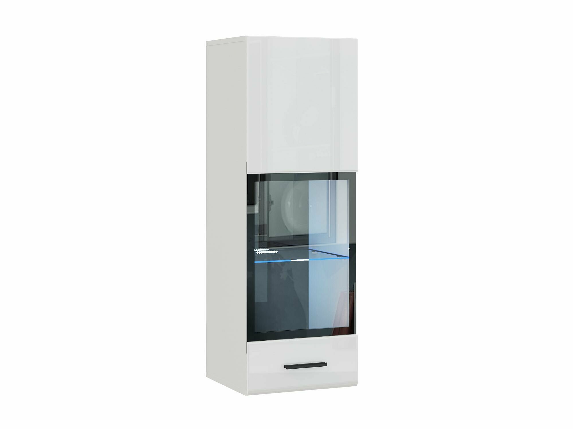 Шкаф витрина GLOSS ТИП-2 Белый