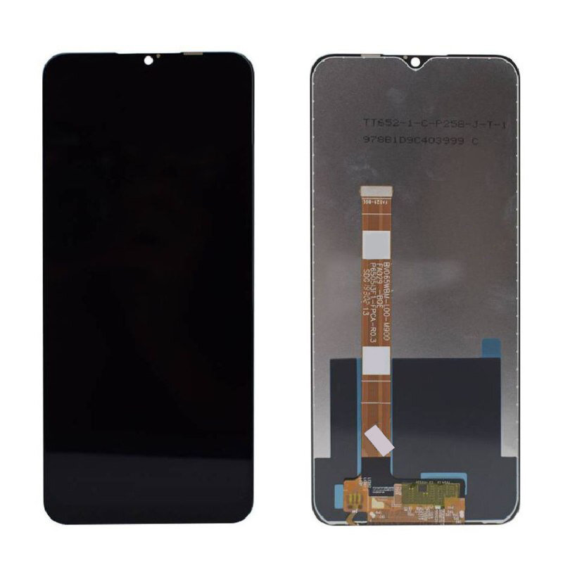 Дисплей (экран) в сборе с тачскрином для Oppo A5 2020, A8, A9 2020, A11, A11x, A31, Realme 5, 5i, 5s, C3 черный (Premium LCD) / 720х1600