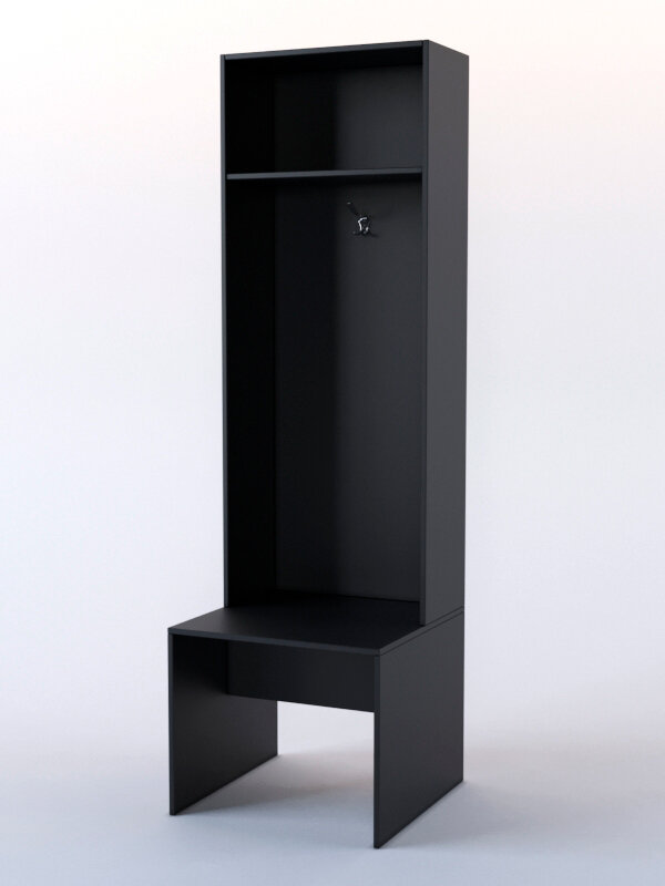 Шкаф для раздевалок "спорт" №1, Черный. Производитель товара - компания Westcom.