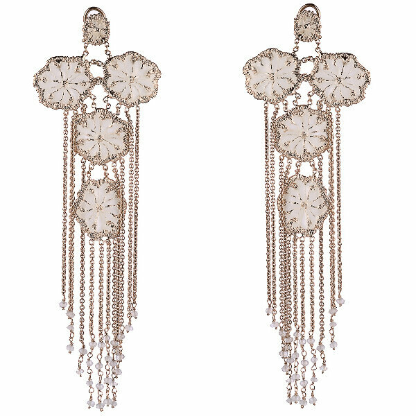 Серьги, серебро, 925 проба, лабрадорит