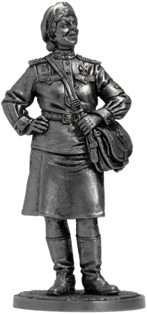 Солдатик Девушка-санинструктор, сержант Красной армии. 1943-45 гг. СССР