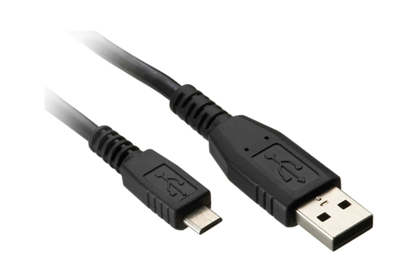 Кабель USB-micro USB 2.0 1,8 м / черный