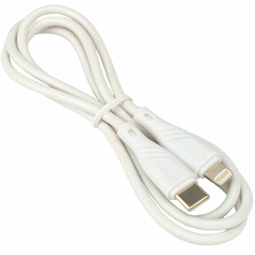 Кабель USB-Cm Lightning Cablexpert CCB-USB2-CMAPO1-1MW 2.1A 20Вт QC3.0 медь - 1м белый