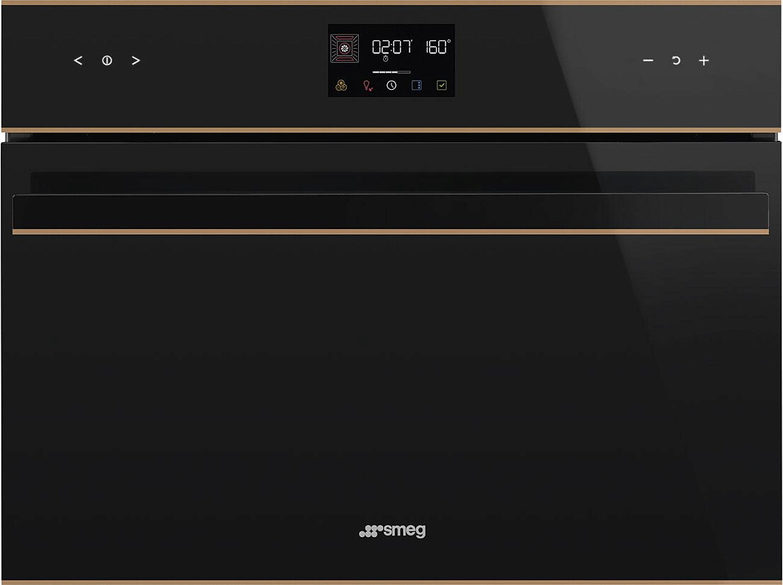 Духовой шкаф Smeg SO4602M1NR, встраиваемый, с СВЧ, 11 программ, гидролизная очистка