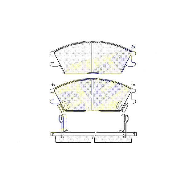 ICER 180887 (581011CA00 / 581011CA10 / 5810122A00) 180887 колодки дисковые передние \ Honda (Хонда) Accord (Аккорд)