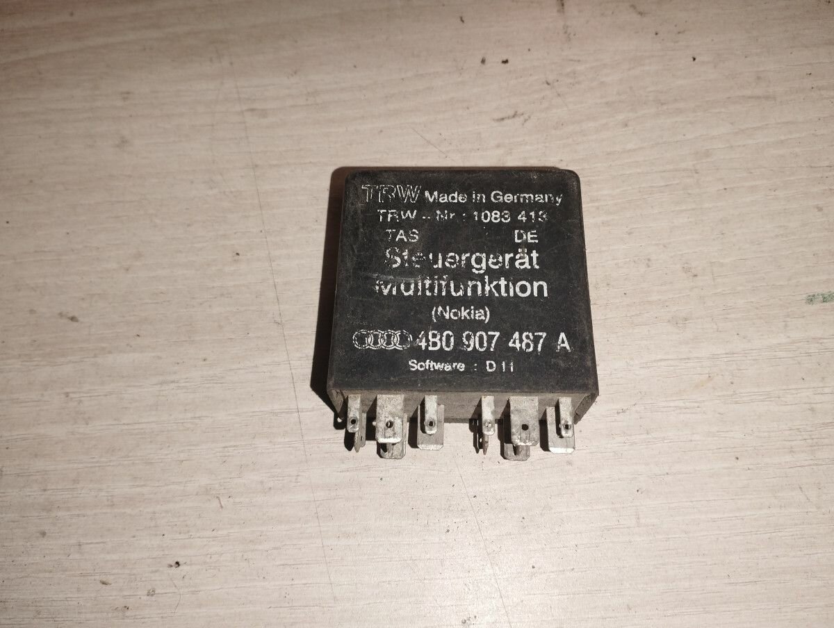 Реле управления мультируля Audi A4 B5 4B0907487A