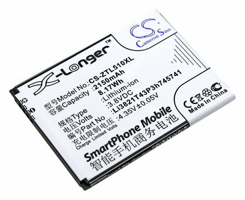 Аккумулятор Cameron Sino CS-ZTL510XL для ZTE Blade L5, Blade L5 Plus