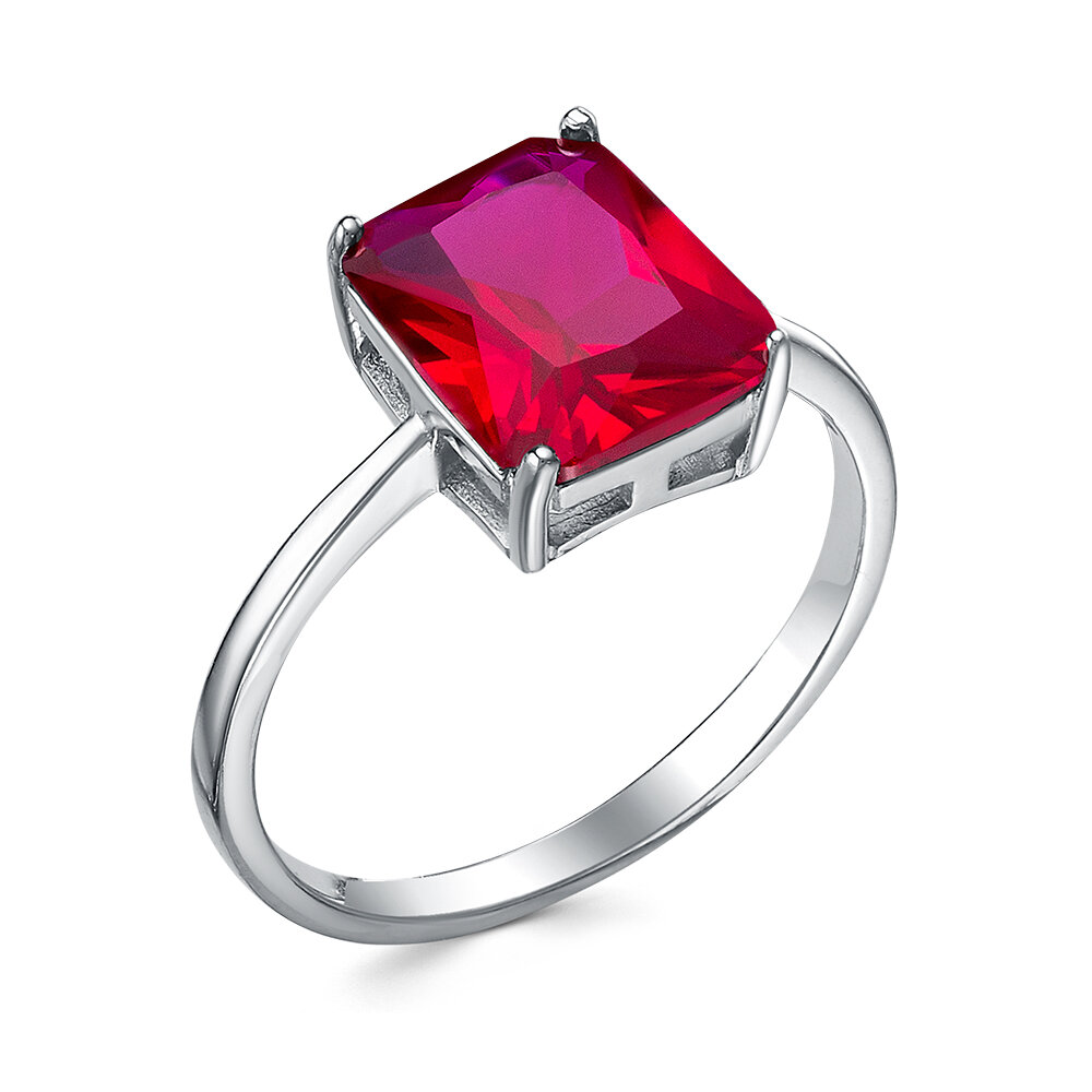 Кольцо, серебро, 925 проба, стекло