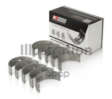 Вкладыши двигателя коренные Saab 900, 9000 2.0/2.3 16V 93> STD (5) King арт. MB5654CP STD