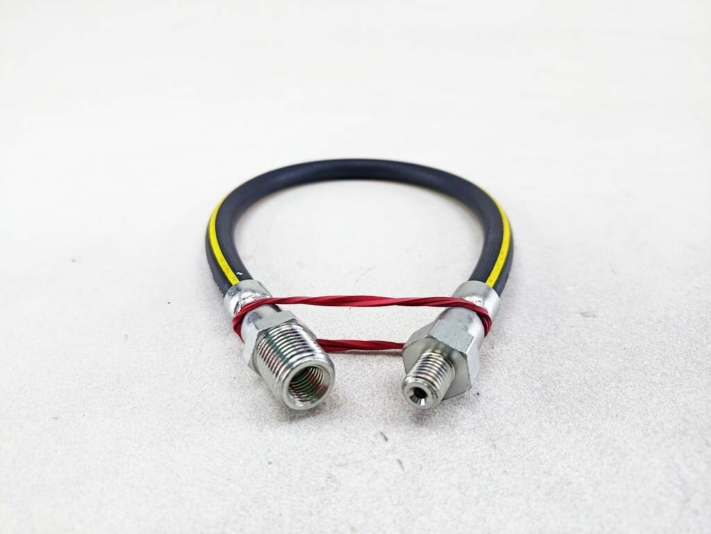 Шланг тормозной передний верхний для а/м УАЗ 3741, инжектор / задний 3151 L - 465 мм, резьба М10