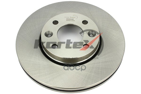 Диск торм. LADA VESTA X-RAY RENAULT CLIO III NISSAN NOTE MICRA K12 05- перед. вент.(d 260mm) KORTEX арт. KD0029