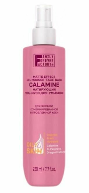 Family Forever Матирующий гель-мусс для умывания для жирной, комбинированной и проблемной кожи , 230мл