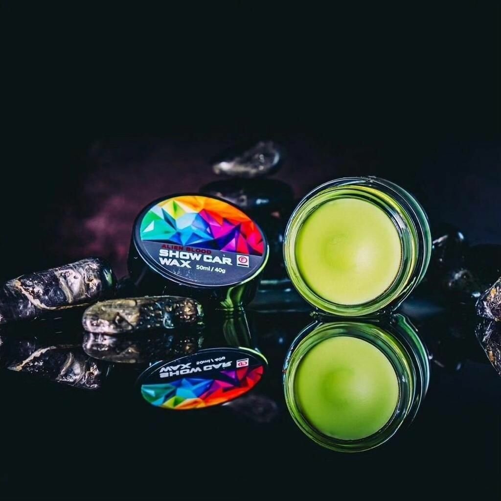 Твердый воск для автомобиля FIREBALL карнауба ALIEN BLOOD T1 +SiO2 50мл (стекло)