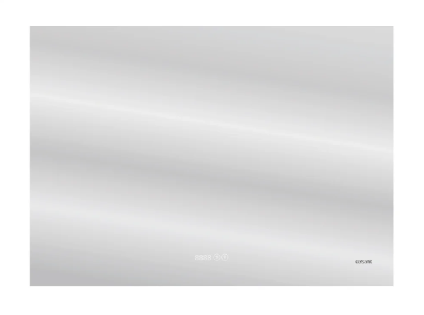 Зеркало Cersanit LED DESIGN PRO 060 80 (80х60) подсветка, диммер, антизапотевание, часы
