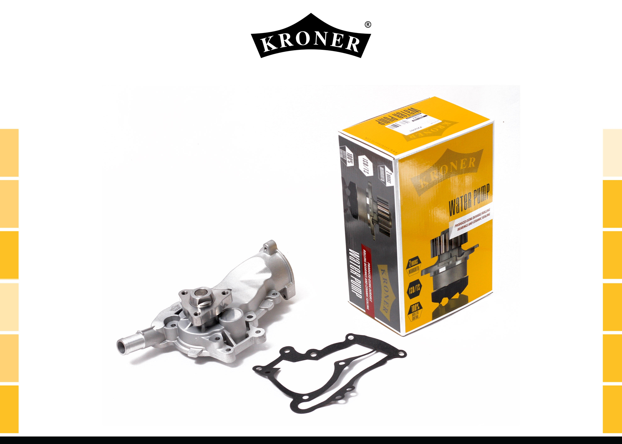 KRONER K202093 насос водяной Chevrolet (Шевроле) aveo (11-), Opel (Опель) mokKa (Ка) (13-) (k202093) kroner