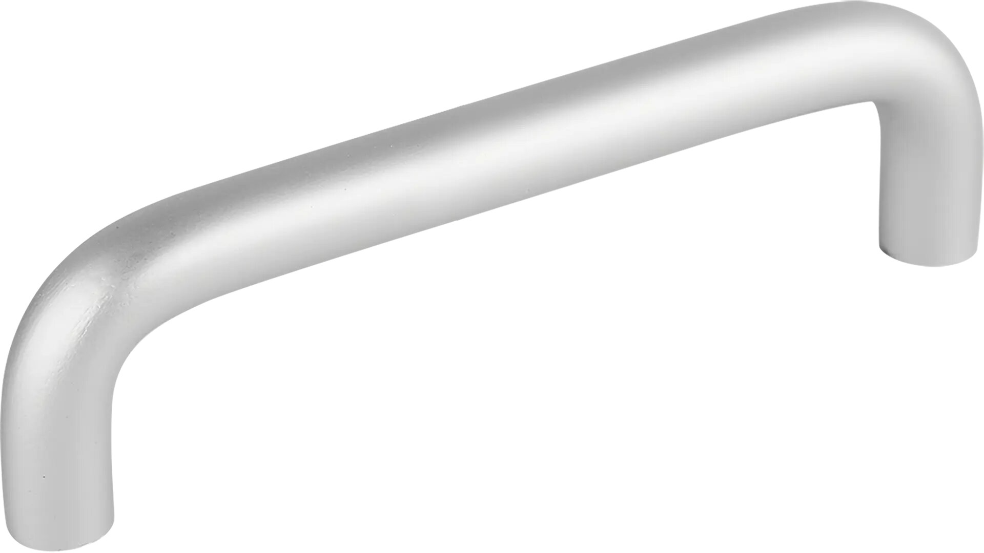 Ручка-скоба мебельная Inutilis ЦАМ 96 мм цвет матовый хром