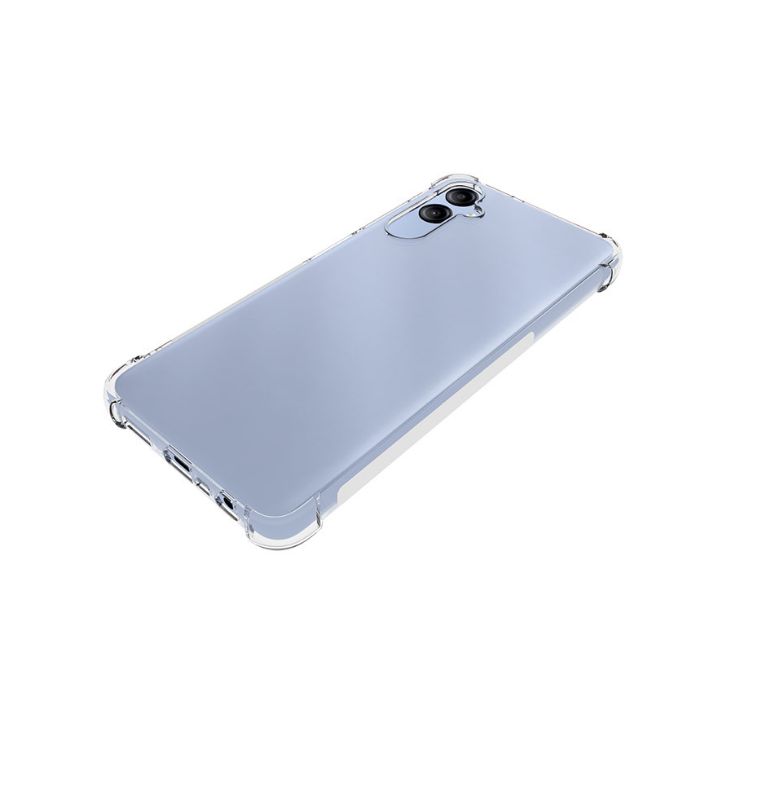 Чехол задняя-панель-накладка-бампер MyPads Tocco для Samsung Galaxy A05S с усиленной защитой углов противоударный, прозрачный MyPads