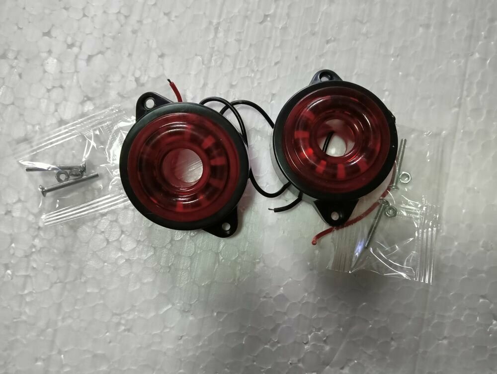 Фонарь габаритный бегающий 70х50х60 мм красный LED 12-24В/ 2 шт./ 10 диодов, боковые огни, маркерный габарит