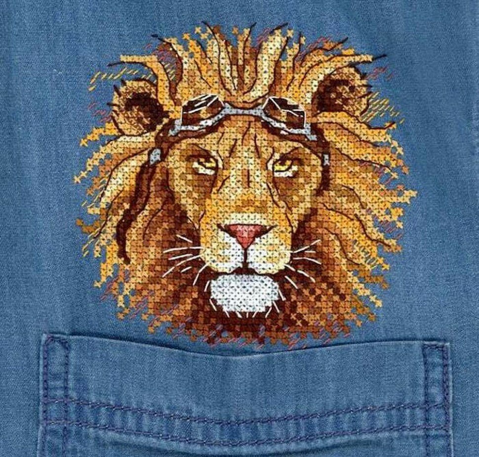 Набор для вышивания Жар-Птица #В-258 Царь бездорожья, Счетный крест, 9.5 x 9.5 см