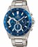 Наручные часы CASIO Edifice, серебристый/синий