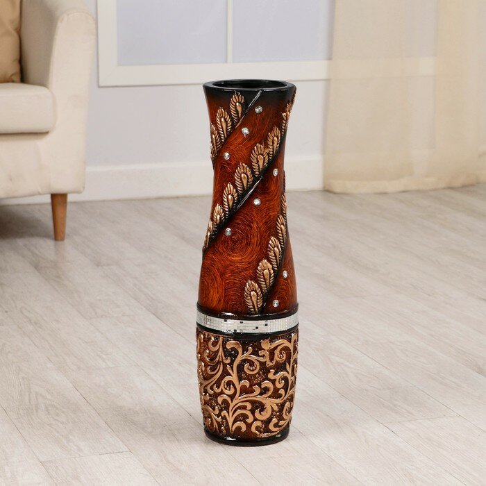 Ваза керамика напольная "Теона" 60 см, микс видов 9907060