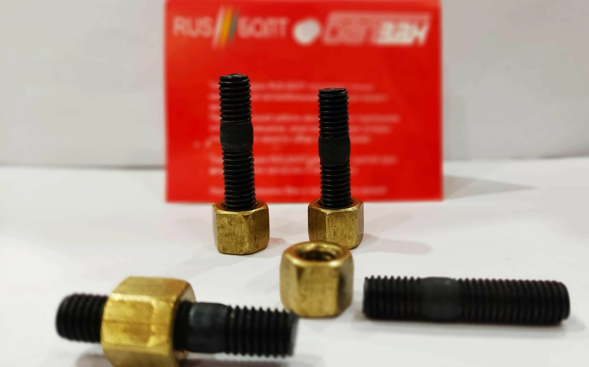 Комплект крепления приемной трубы для ВАЗ 2101-2115 с латунными гайками