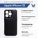 Чехол Meji "Louis Vitton", для iPhone 12, полиуретан, чёрный