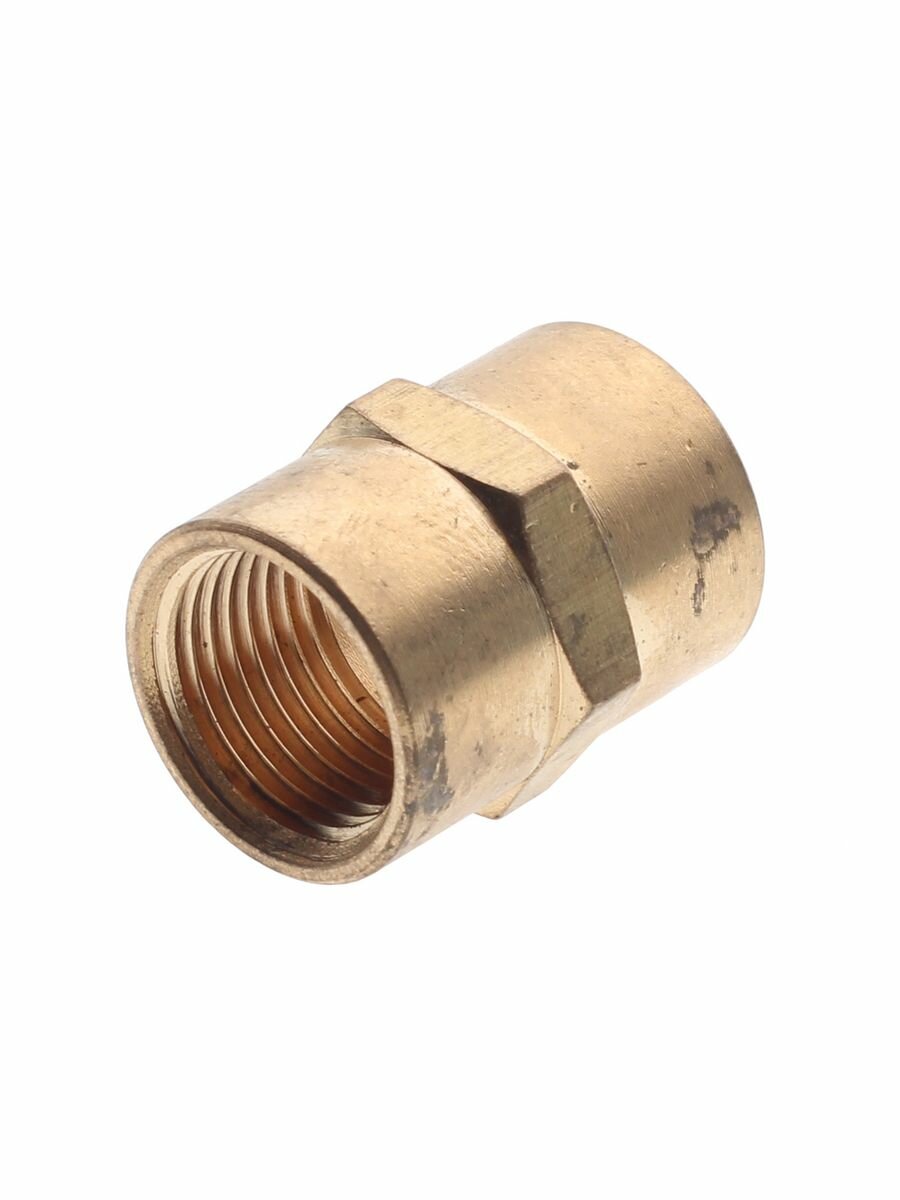 Соединитель резьбовой F3/8"xF3/8" эврика
