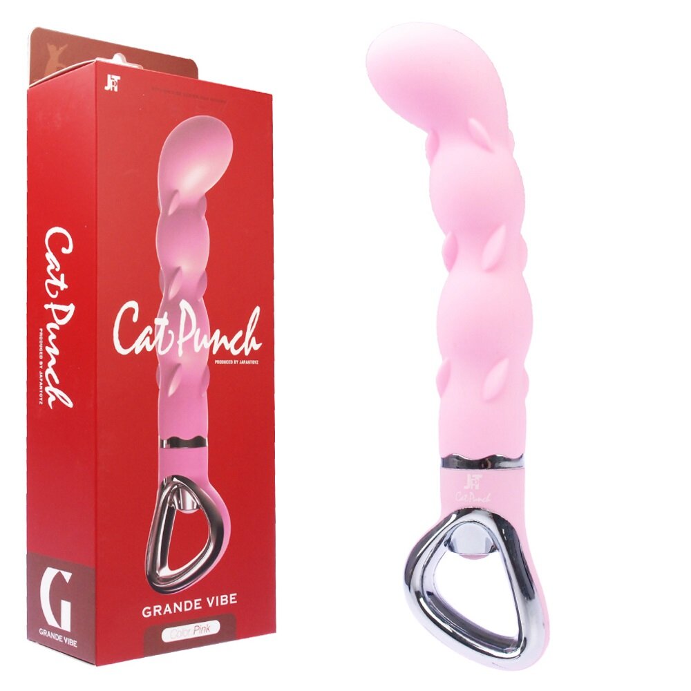 Вибратор для точки G гнущийся Cat Punch G GRAND PINK