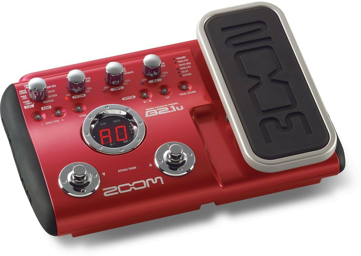 Процессор эффектов для бас гитары ZOOM B2.1U +AC. Блок питания в комплекте.