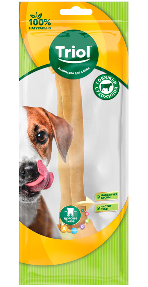 Лакомство TRIOL для собак кость узловая 10 см 10 шт (1 шт х 2)