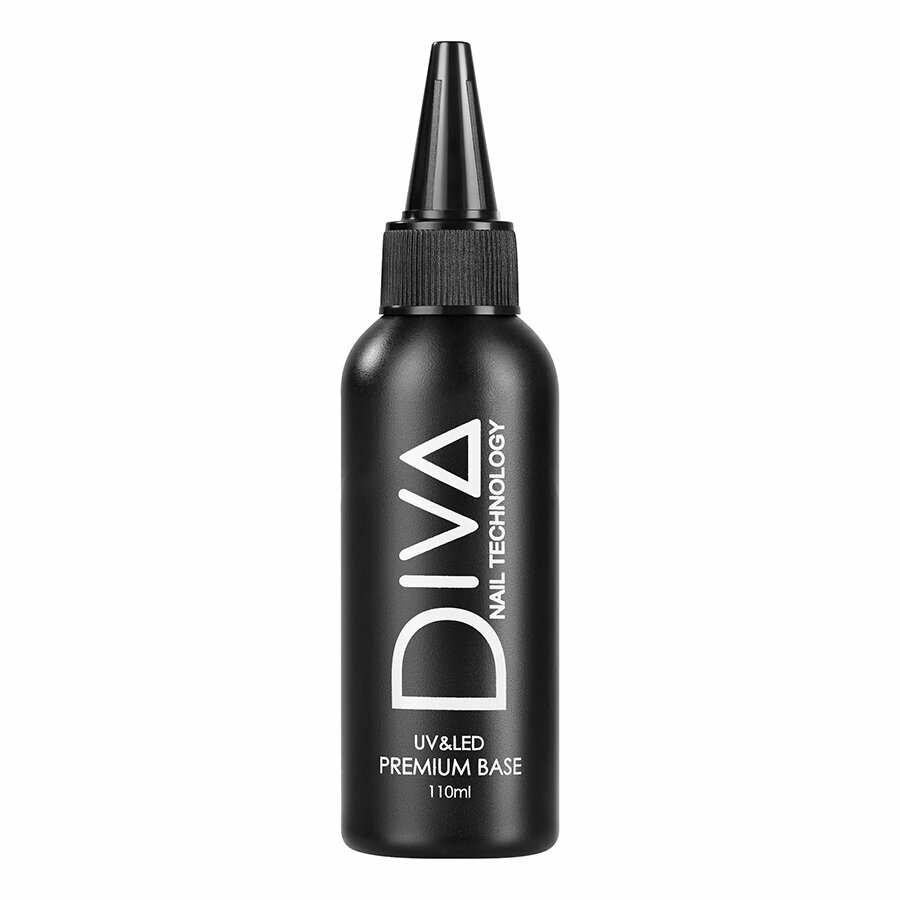 База для наращивания Diva Nail Technology мягкая основа для ногтей, прозрачная 110 мл
