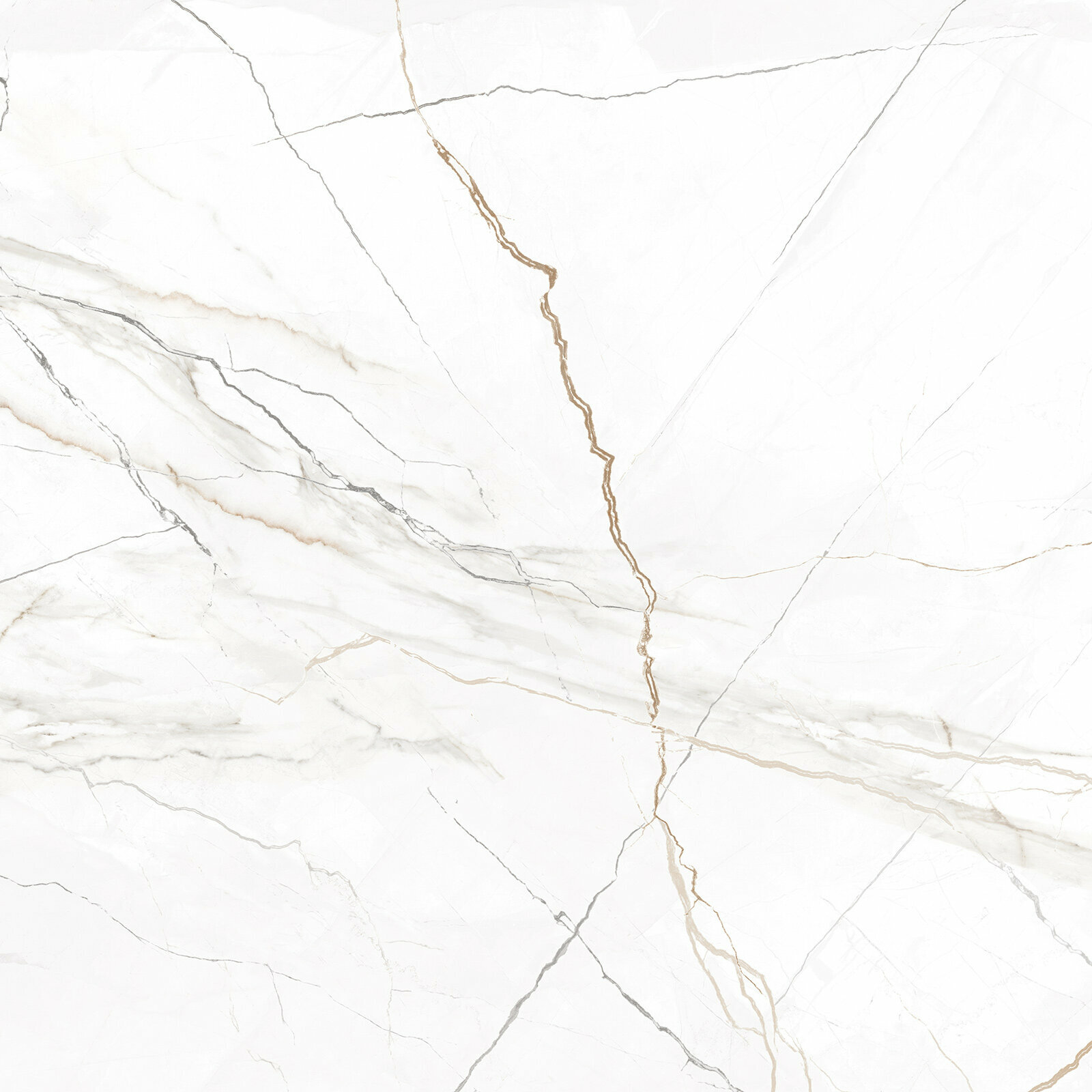 Delacora Керамогранит Sanremo White лап, 60x60 9 мм, арт. GP40SAM00L (цена за 1.8 м2)