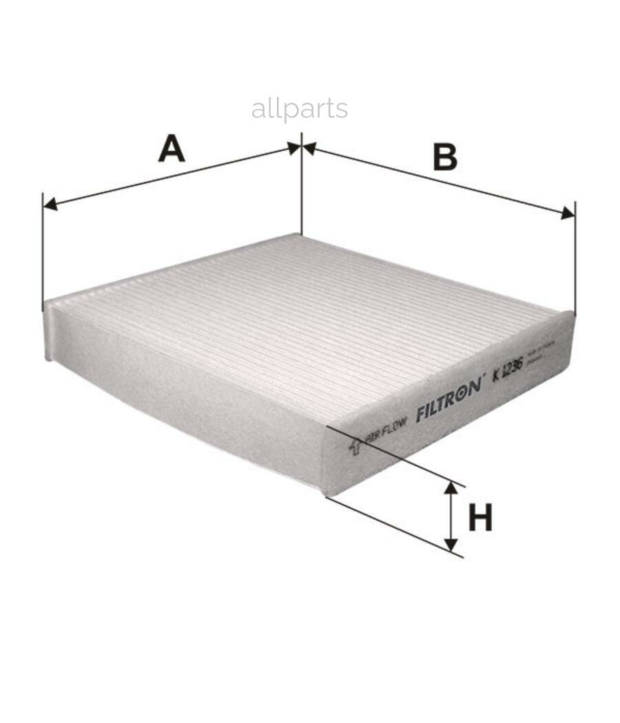 FILTRON K1236 Фильтр салонный FILTRON K1236