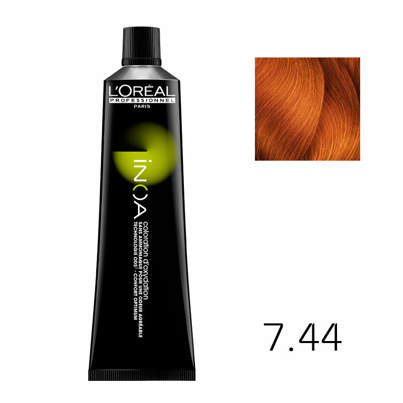 L'Oreal Professionnel Inoa 7.44 60GRM VA44 Краска для волос Inoa 7.44 60 гр