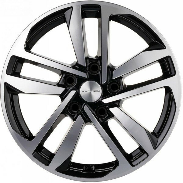 Колесный диск Khomen Wheels KHW1612 6,5x16 5x114,3 ET50 67,1 Black-FP литой для автомобиля