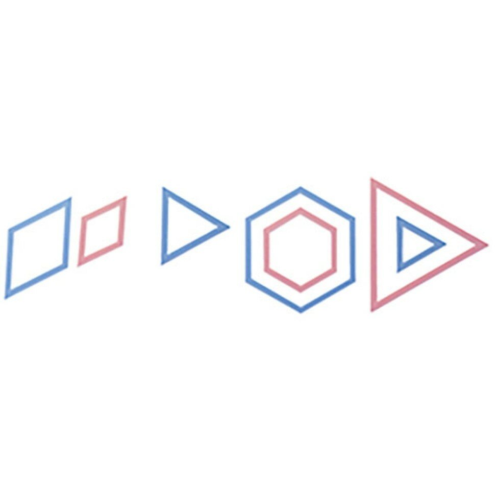 Clover 494/T Шаблоны для лоскутного шитья (треугольники/шестиугольники), Пластик