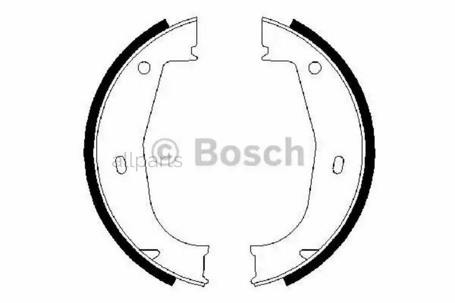 BOSCH 0986487520 Колодки тормозные барабанные