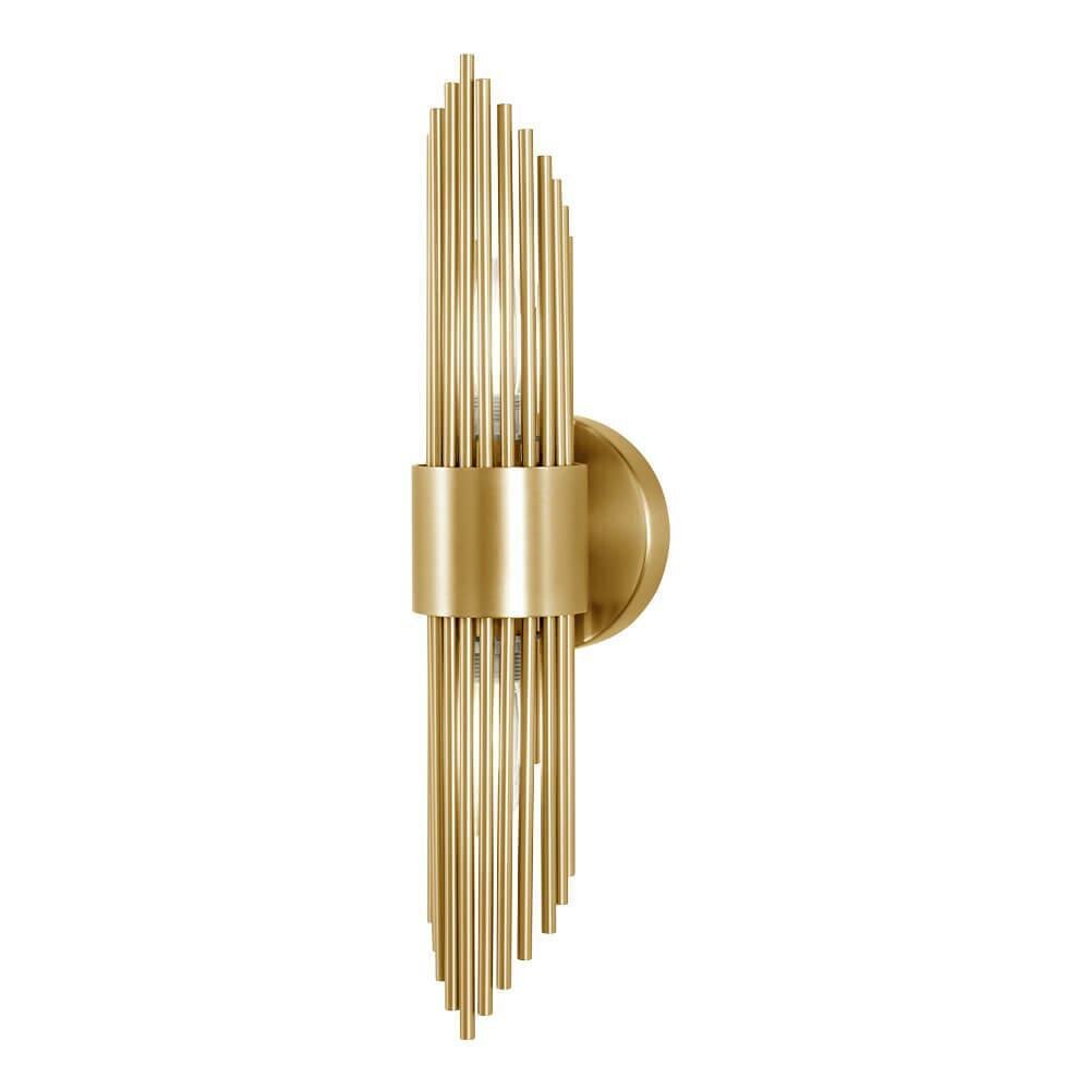 Бра Crystal Lux Rudolfo AP2 Brass, золотистое, цоколь Е14, 120 Вт