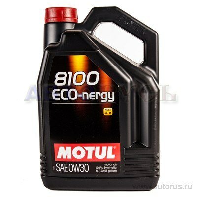 Масло моторное motul 8100 eco-nergy sm/cf 0w-30 синтетическое 5 л 102794