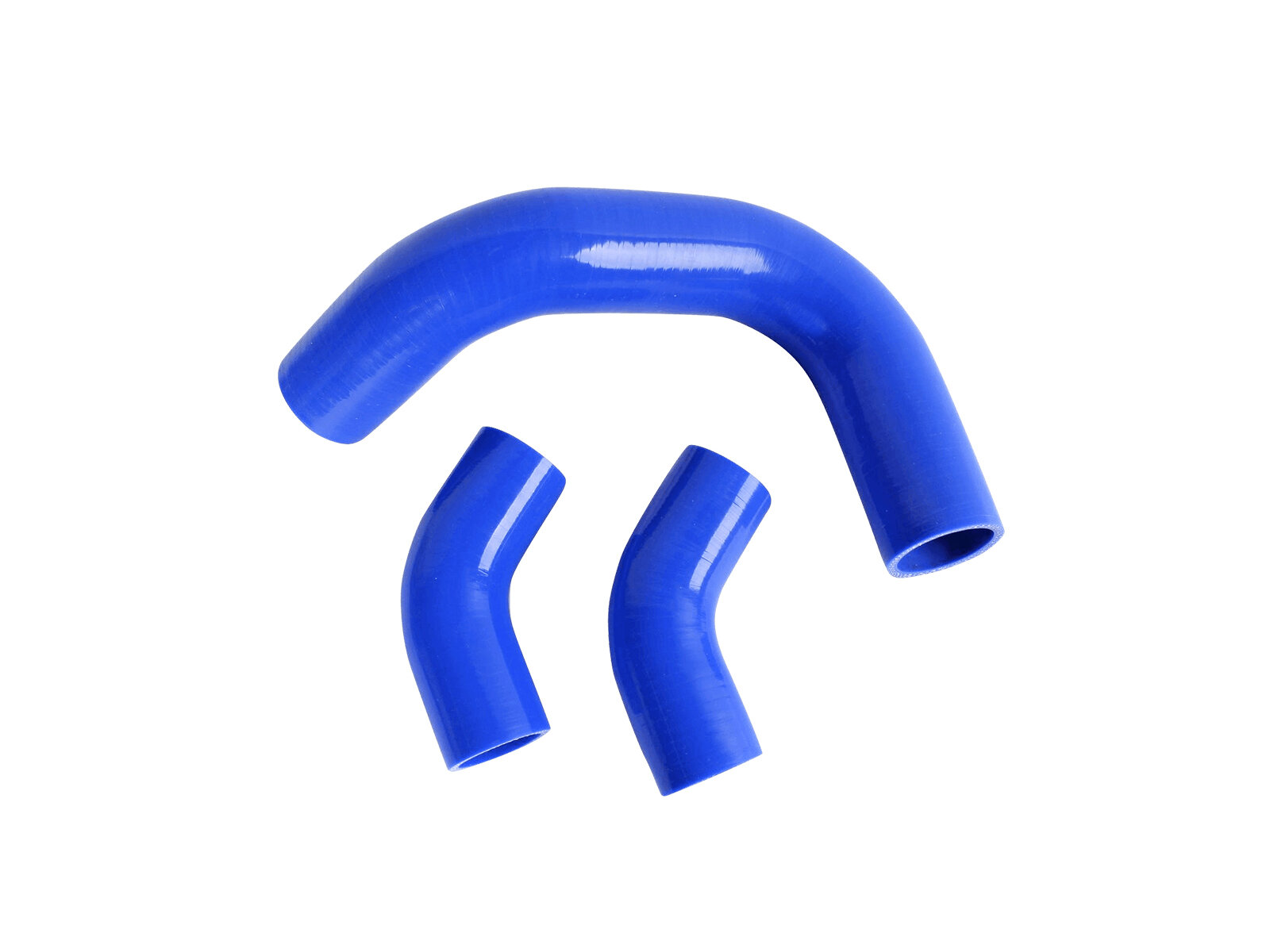 Патрубок радиатора ГАЗ-53, 3307 комплект 3 штуки Н/О силикон MEGAPOWER