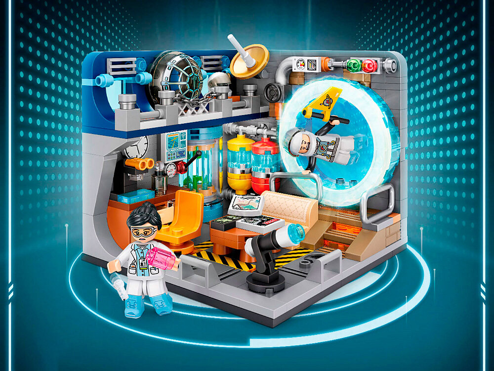 Конструктор LOZ 1748_MK Конструктор Телепорт в лабораторию