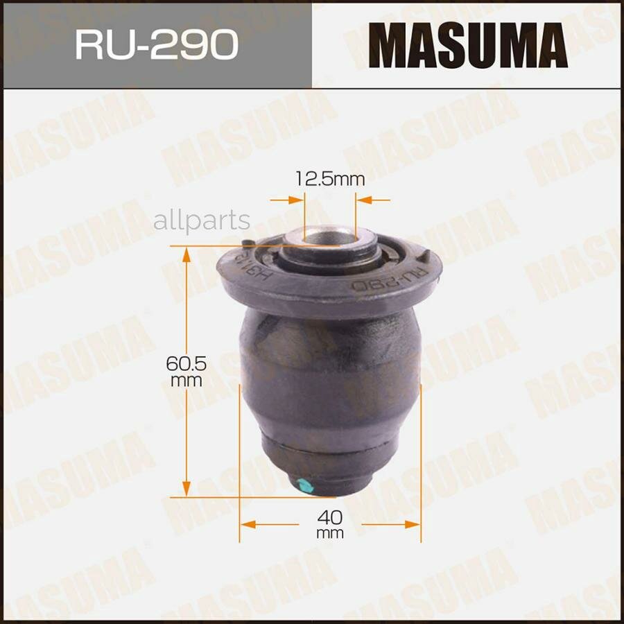 MASUMA RU-290 сайлентблок пер. рычага!\ Mazda MPV 00-06