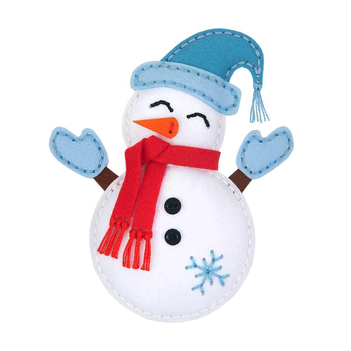 Набор для шитья "Miadolla" KD-0430 Снеговичок