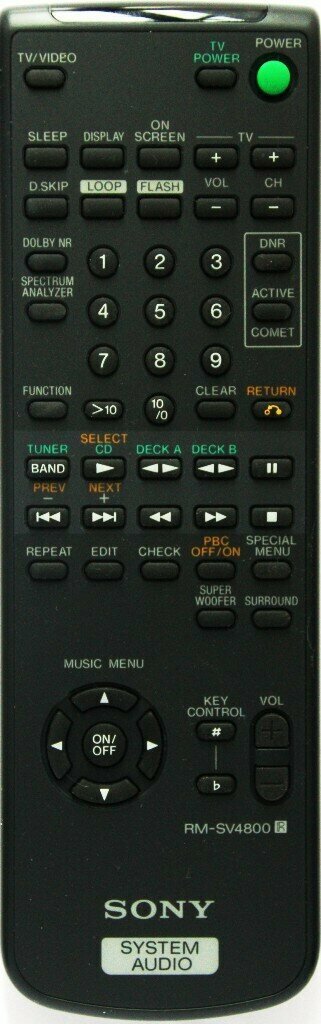 Пульт для SONY RM-SV4800 оригинал