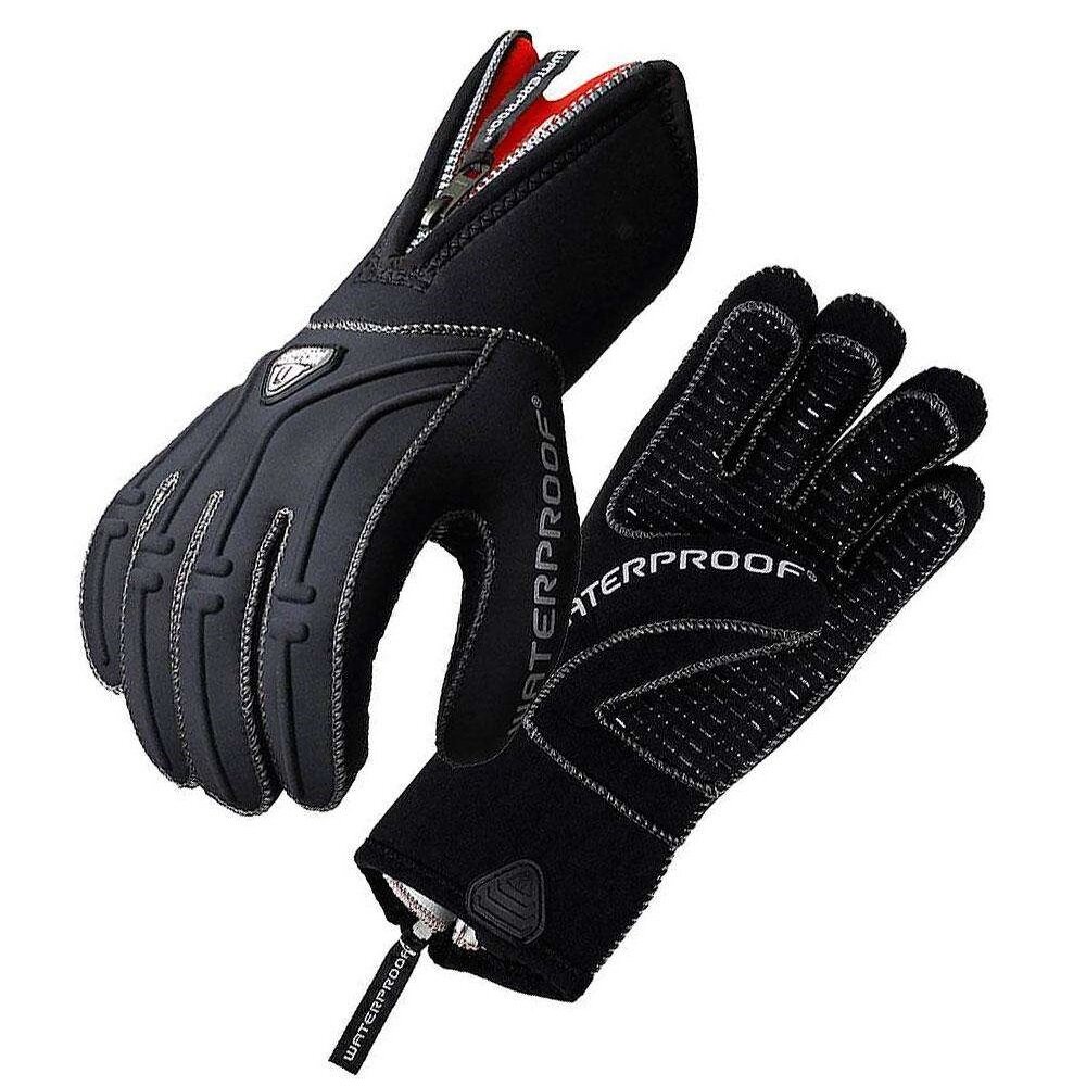 Перчатки Waterproof G1 3 мм неопреновые р. XL, с молнией, для дайвинга