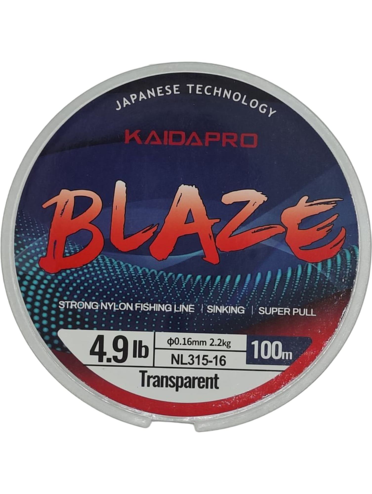 Леска BLAZE KAIDAPRO 100м 0.16мм 2.2кг.
