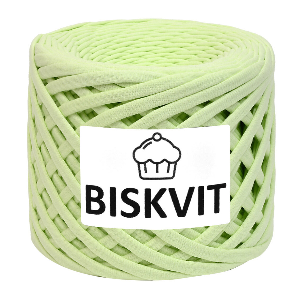 Пряжа Бисквит, Biskvit трикотажная, 330г, 100м, 100%хлопок, Мохито (221) 1 шт
