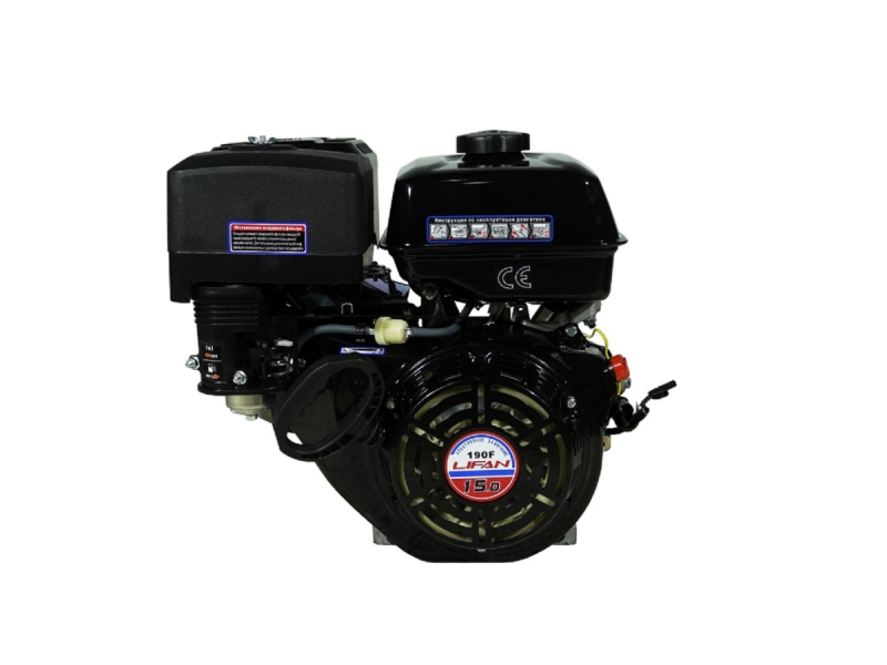 Двигатель LIFAN 190 F (15 л. с, вал 25 мм)